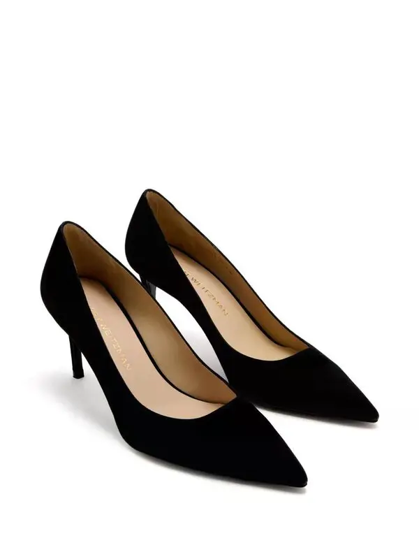 STUART WEITZMAN 75mm Suede Pumps - Black