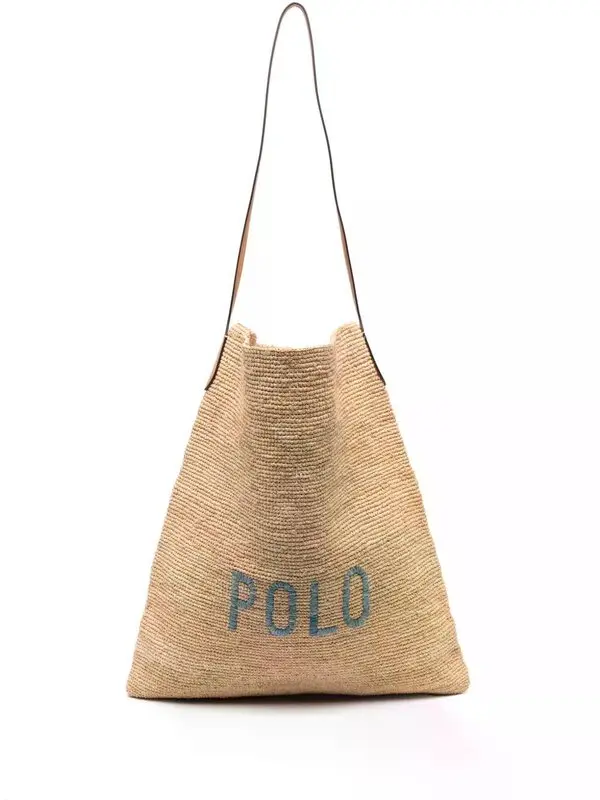 Polo Ralph Lauren Raffia Shoulder Bag
