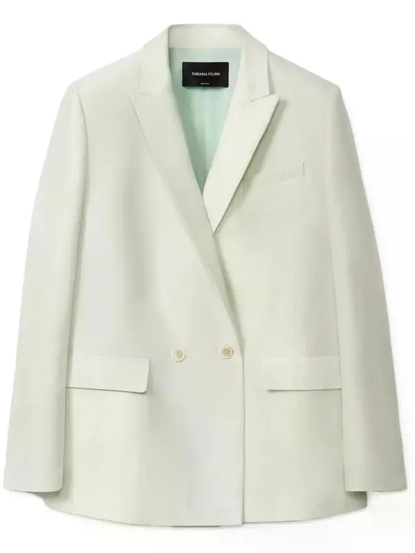 Fabiana Filippi Double-breasted Blazer - Green