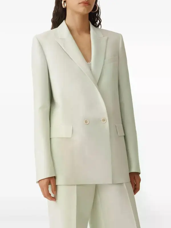 Fabiana Filippi Double-breasted Blazer - Green