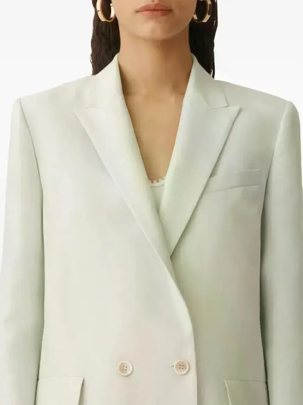 Fabiana Filippi Double-breasted Blazer - Green