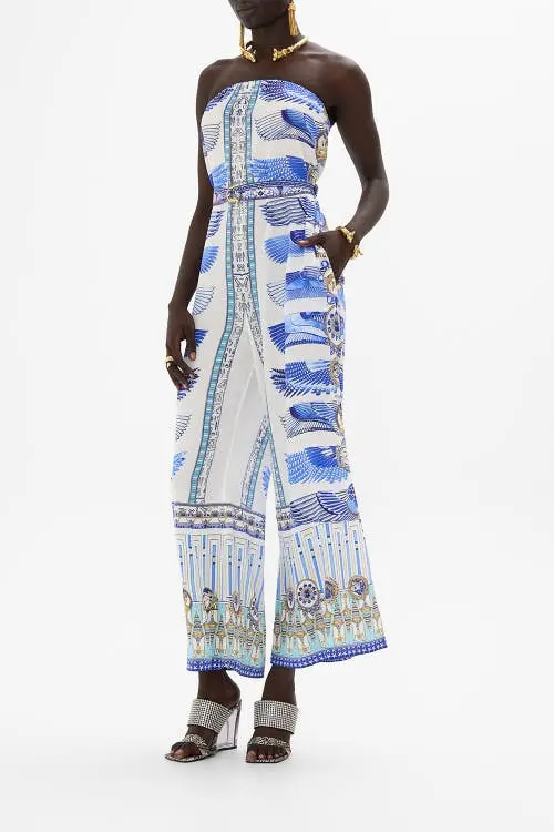 Camilla Strapless Jumpsuit With Belt