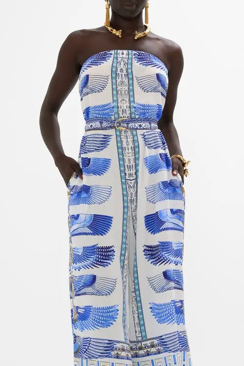 Camilla Strapless Jumpsuit With Belt