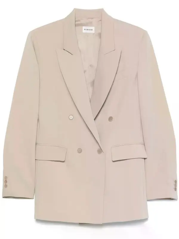 P.a.r.o.s.h Double-breasted Blazer - Brown