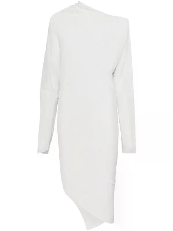 P.a.r.o.s.h Asymmetric Midi Dress