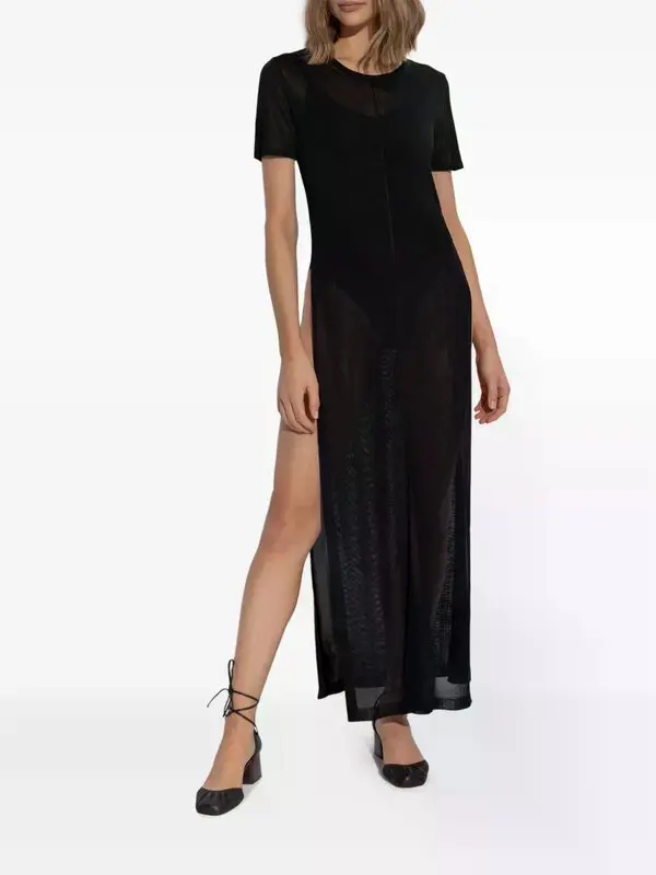 LEMAIRE Side-slits Maxi Dress - Black