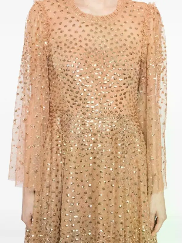 NEEDLE & THREAD Sequined Dress