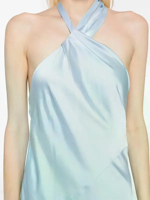 Significant Other Lucile Draped Maxi Dress - Blue | Editorialist