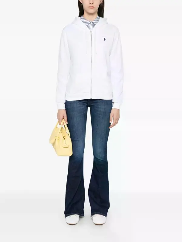 Polo Ralph Lauren Pony-embroidered Hoodie - White