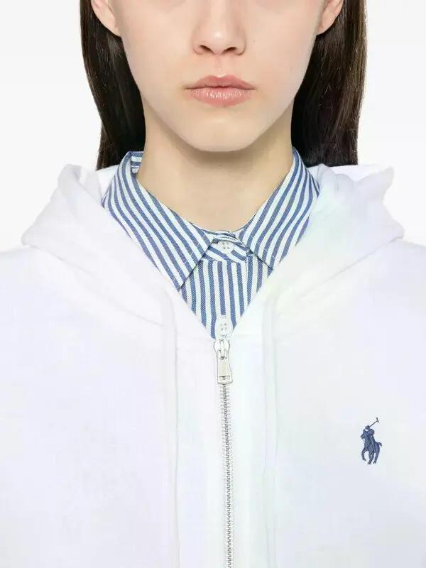 Polo Ralph Lauren Pony-embroidered Hoodie - White