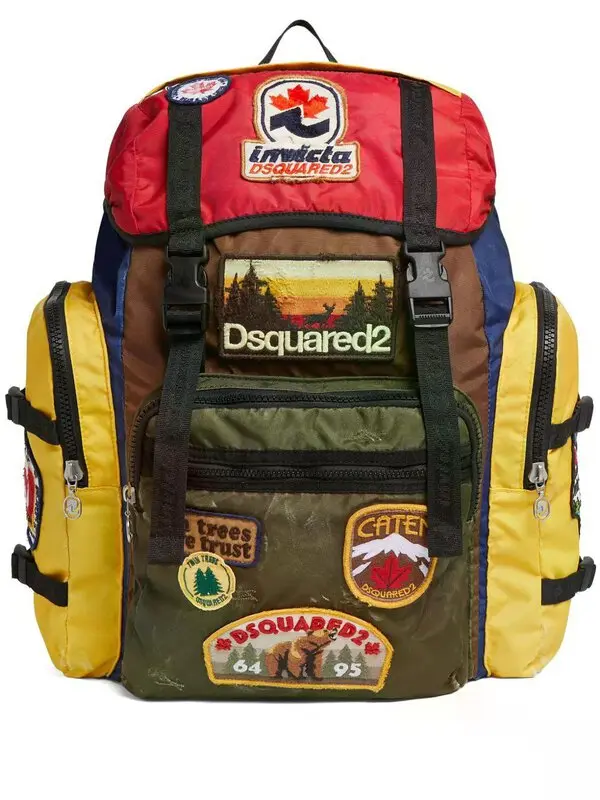 Dsquared2 X Invicta Patch-detail Backpack - Yellow