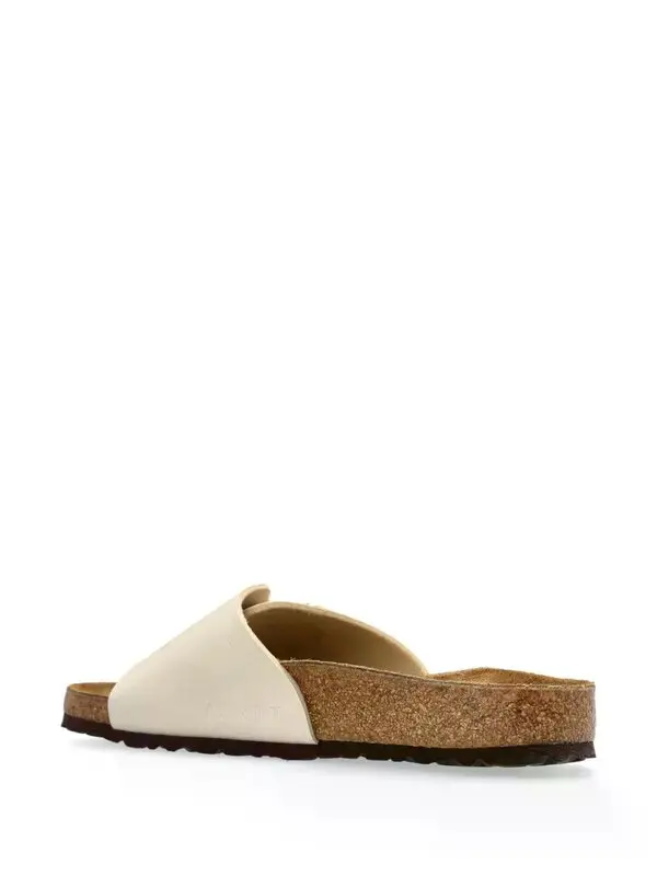 BIRKENSTOCK Catalina Cushion Buckle Slides - Neutrals