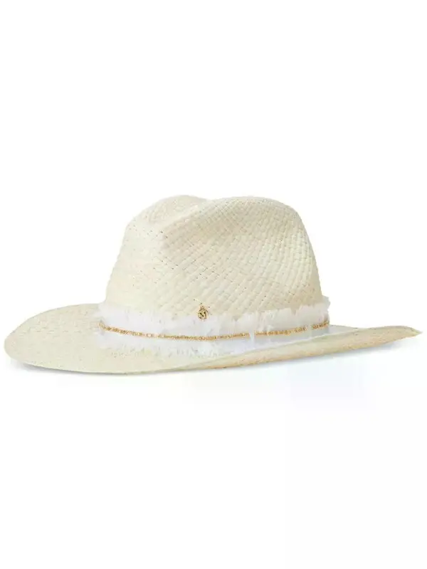 MAISON MICHEL Austin Sun Hat - White