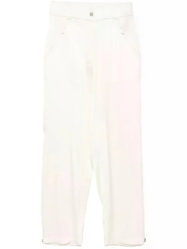 Pinko Satin Trousers - White