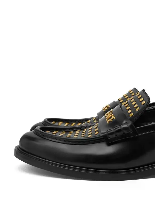 Versace Studded Loafers