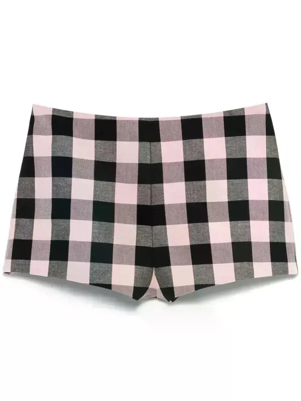blumarine - Blumarine Gingham-Check Shorts