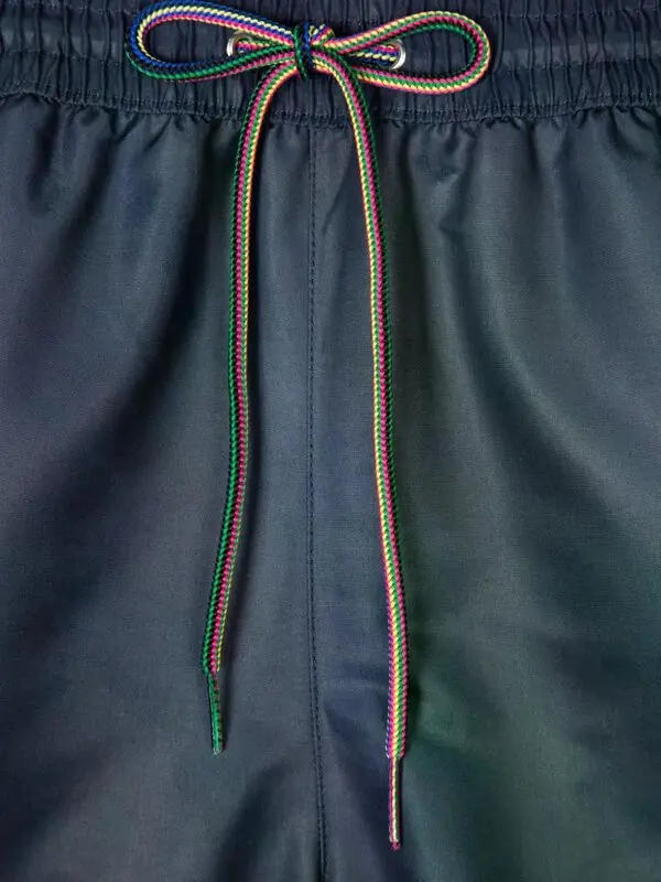Paul Smith Zebra Logo Swim Shorts - Blue