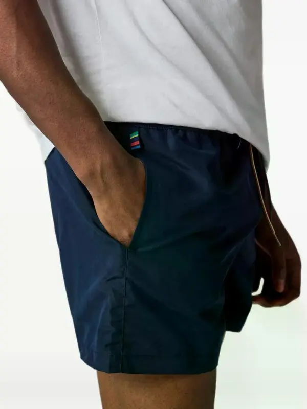 Paul Smith Zebra Logo Swim Shorts - Blue