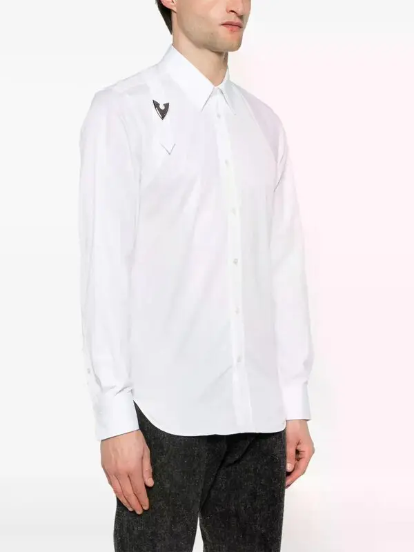 Alexander McQueen Buckle Poplin Shirt