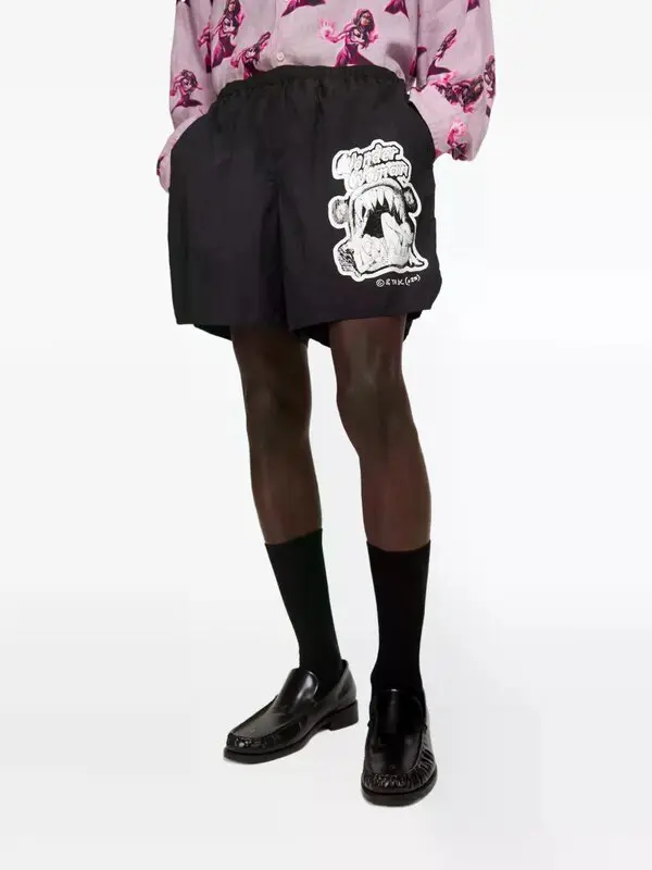 Acne Studios Graphic-print Swim Shorts