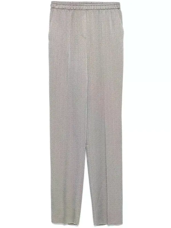 Giorgio Armani Pattern Jacquard Trousers