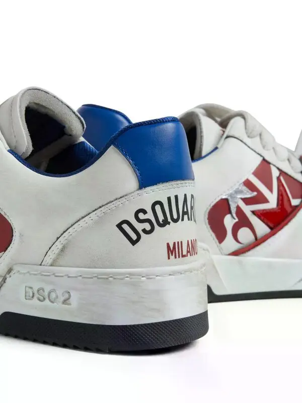 Dsquared2 Panelled Low-top Sneakers - White