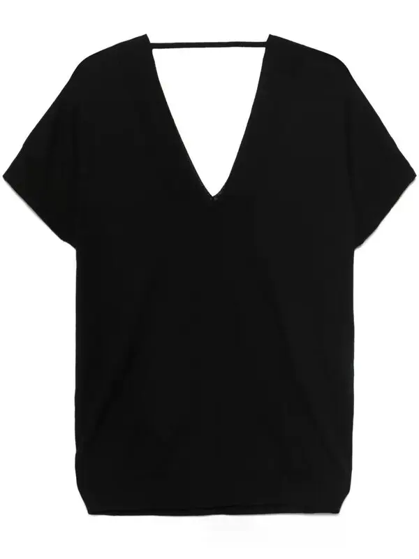 Plan C V-neck Cotton Top