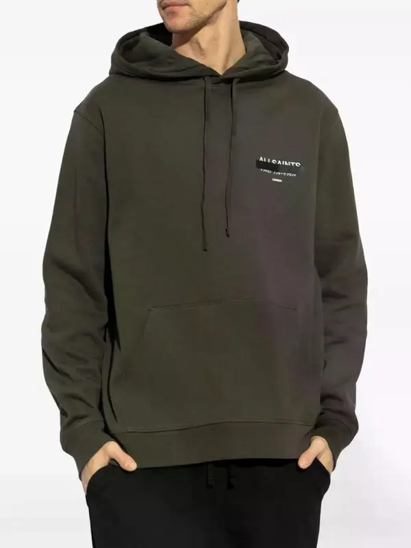 ALLSAINTS Logo Print Hoodie - Black