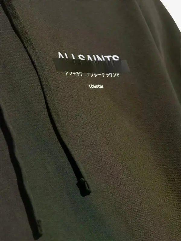 ALLSAINTS Logo Print Hoodie - Black