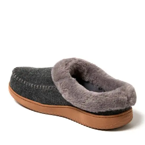 DEARFOAMS Baro Energy Return Clog Slipper - Dark Heather Grey