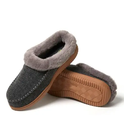 DEARFOAMS Baro Energy Return Clog Slipper - Dark Heather Grey