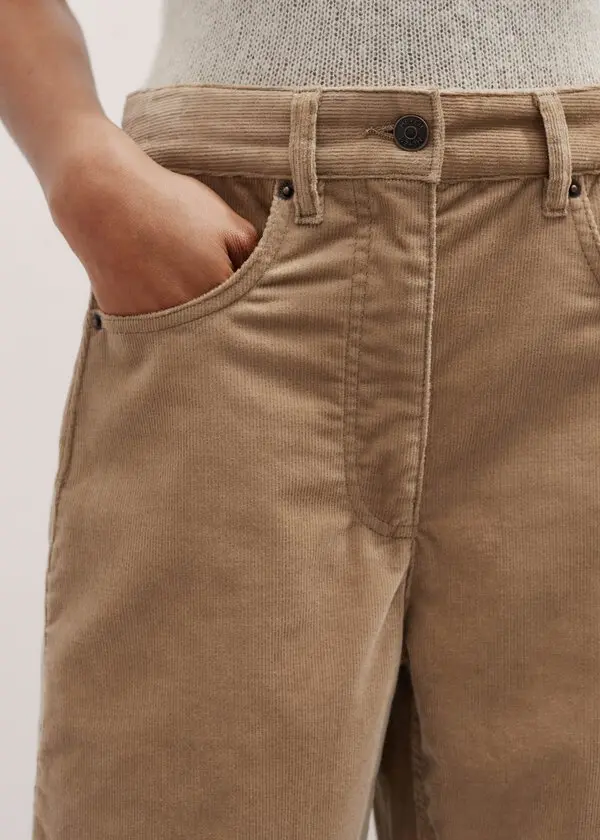 ME+EM Washed Cord Extreme Seam Pant