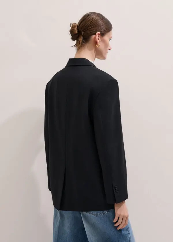 ME+EM Oversized Blazer - Black