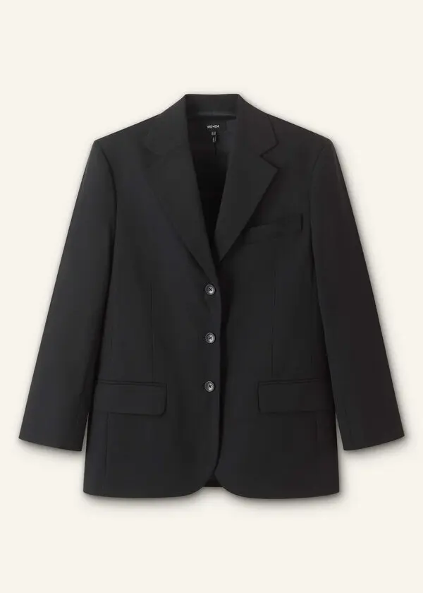 ME+EM Oversized Blazer - Black