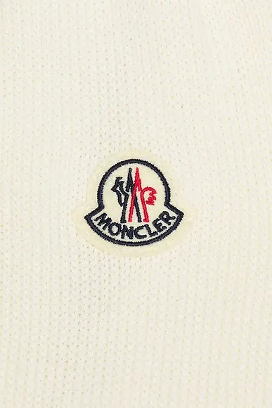 Moncler Crew Neck Sweater - Silk White