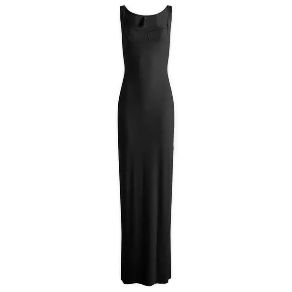 chinese dress ladies Shona Joy - La Lune Cumulus Silk Lace Maxi Dress - Ivory main image 1