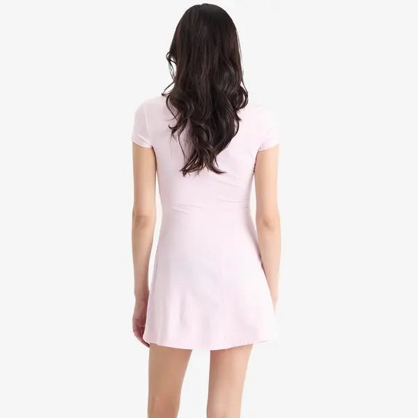 1 shoulder mini dress Mayzie One Shoulder Mini Dress White