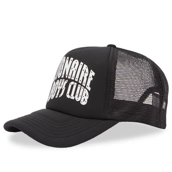BILLIONAIRE BOYS CLUB Arch Logo Trucker Cap - Black