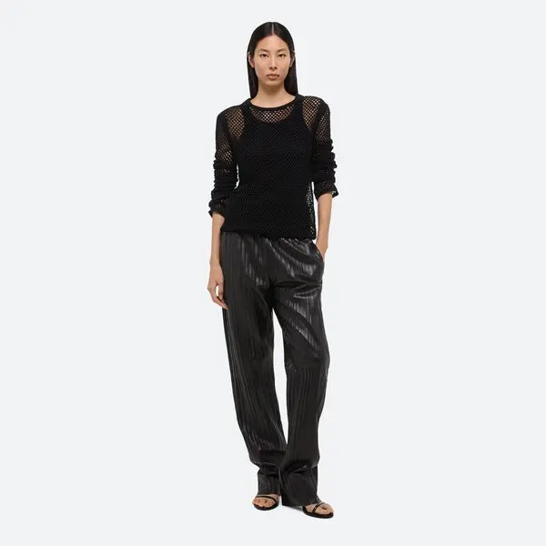 Helmut Lang Mesh Top With Seatbelt Detail