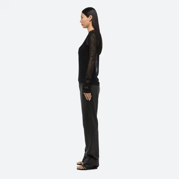 Helmut Lang Mesh Top With Seatbelt Detail