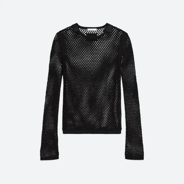 Helmut Lang Mesh Top With Seatbelt Detail
