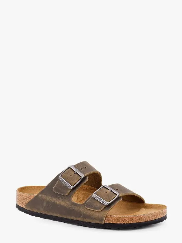 BIRKENSTOCK Arizona Leather Sandals - Green
