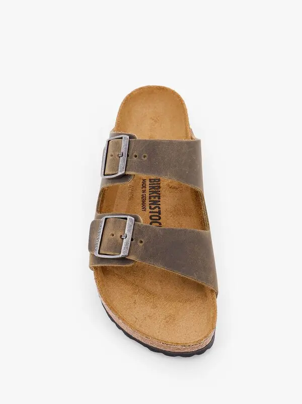 BIRKENSTOCK Arizona Leather Sandals - Green