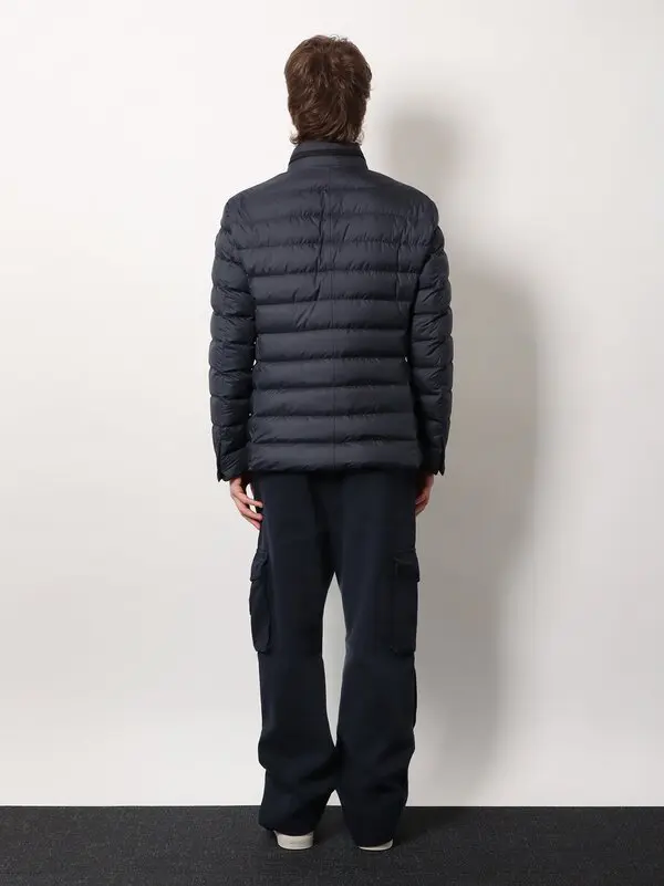 Moncler Carrelet Jacket With Zip And Buttons