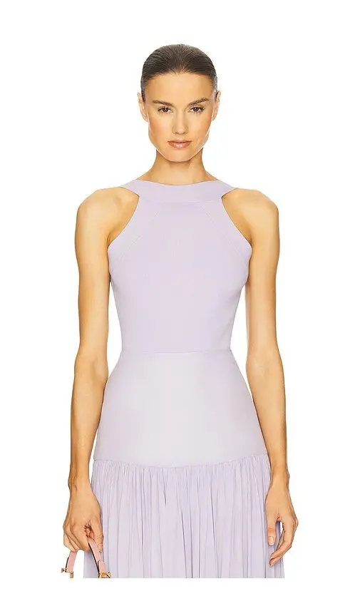 HELSA Jolene Knit Bodysuit - Lavender