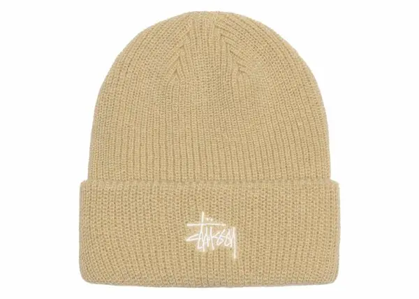 StÜssy Cuff Stock Beanie - Beach Sand