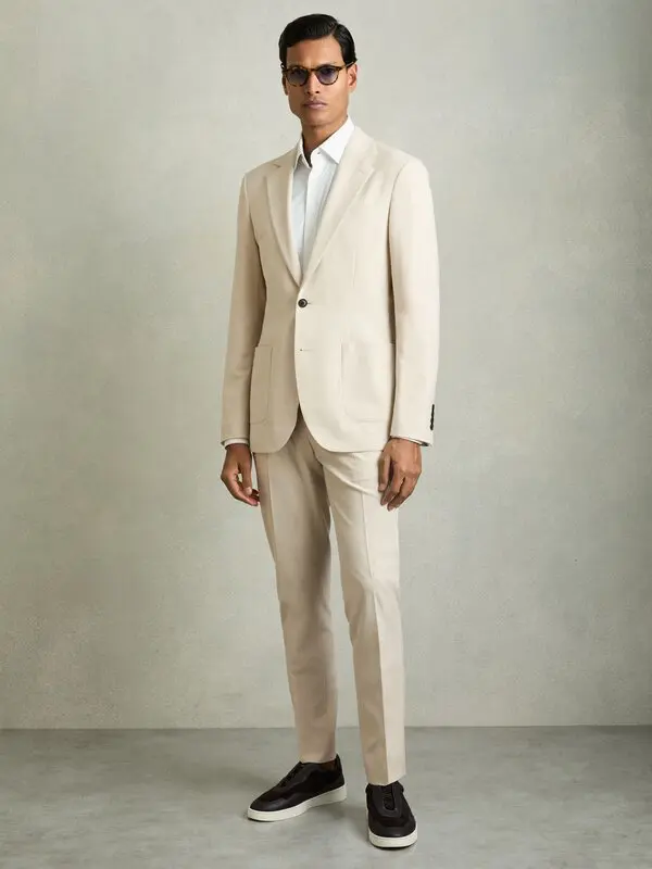 REISS Found Blazer Single-breasted Stretch Suit Blazer Slim-fit