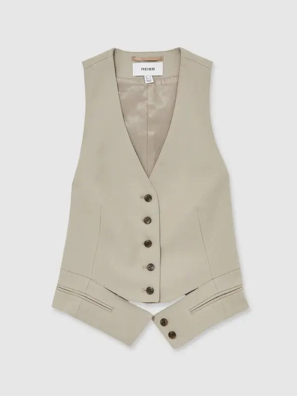 REISS Brittany Wool-blend Waistcoat