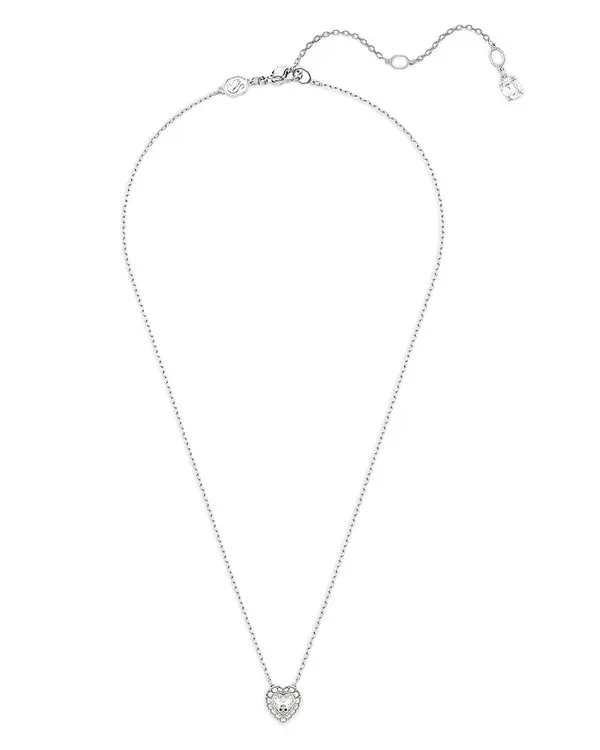 SWAROVSKI Ariana Grande Heart Halo Pendant Necklace - Silver