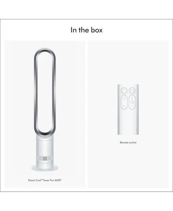 DYSON Cool Tower Fan Am07 New - White/silver